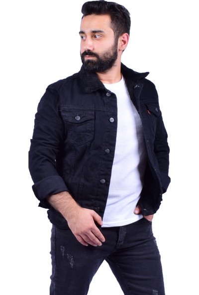 Lets Man Kürklü Kot Ceket