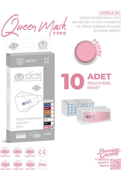 TT 10'Lu 4 Katmanlı Kıng Queen Ttp2 TT 10'Lu 4 Katmanlı Kıng Queen Ttp2