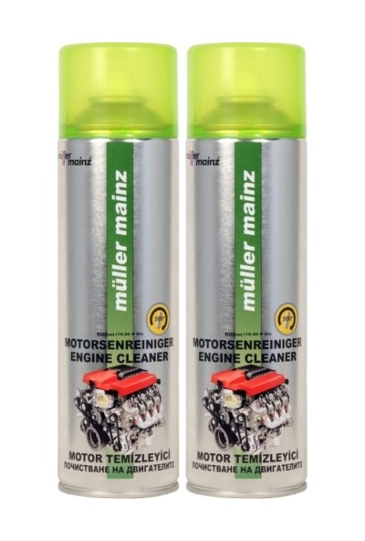 Müller Mainz 2 Adet Müllermainz Motor Temizleyici Parlatıcı Sprey 500ML Susuz Müller Mainz 2 Adet Müllermainz Motor Temizleyici Parlatıcı Sprey 500ML Susuz