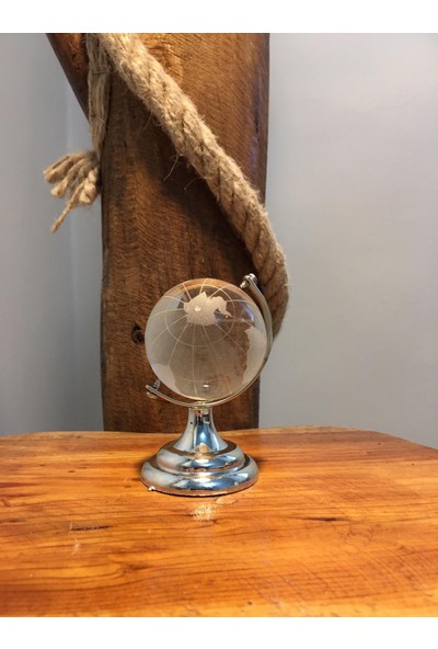 M&G AVM Kristal Cam Dünya Küre Hediyelik Masa Süsü Ofis