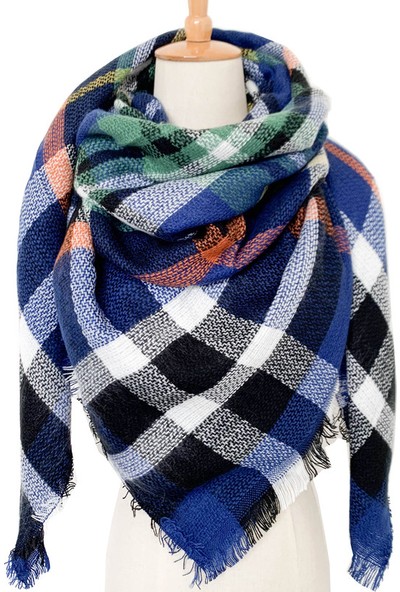 Wonderland Kış Kaşmir Ekose Eşarp Şal (Yurt Dışından)