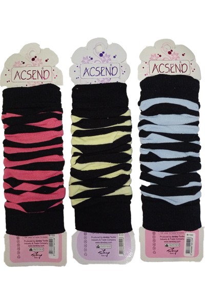 Acsend 3 Çift Çizgili Penye Tozluk