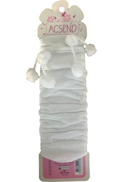 Acsend Ponponlu Penye Tozluk.