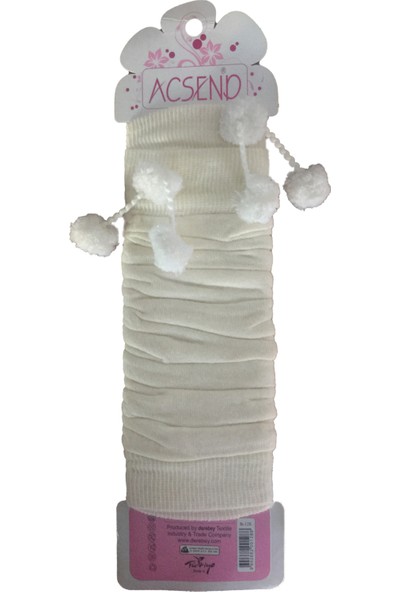 Acsend Ponponlu Penye Tozluk.