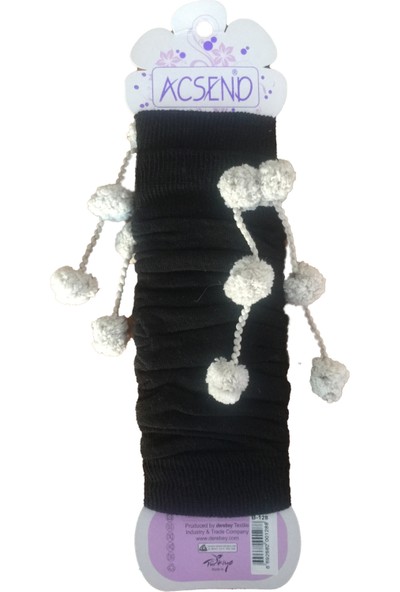 Acsend Ponponlu Penye Tozluk.