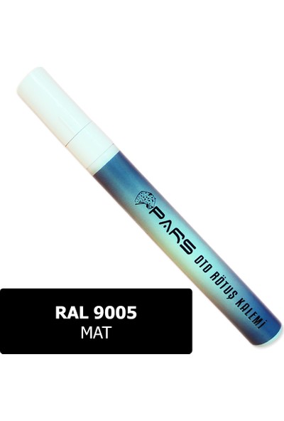 Pars Ral 9005 Mat Siyah Çizik Giderici Akrilik Boya Rötuş Kalemi