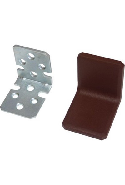 Ayder Plastik Kapaklı Metal Gönye Beyaz 35X40X40 Ayder Plastik Kapaklı Metal Gönye Beyaz 35X40X40