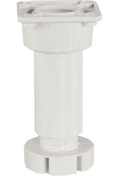 MC Plastik Plastik Ayarlı Baza Ayağı 10-15 cm Beyaz MC Plastik Plastik Ayarlı Baza Ayağı 10-15 cm Beyaz