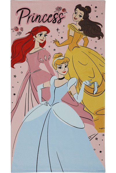 Özdilek Princess Rose Disney Lisanslı Kadife Plaj Havlusu 70 x 130 cm