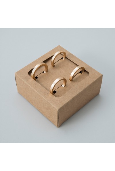 Chakra Deer 4 Lü Peçete Halkası 4 cm Rose Chakra Deer 4 Lü Peçete Halkası 4 cm Rose