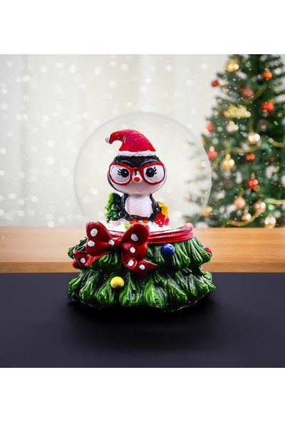VegaGiftShop Penguen Figürlü Kar Küresi VegaGiftShop Penguen Figürlü Kar Küresi