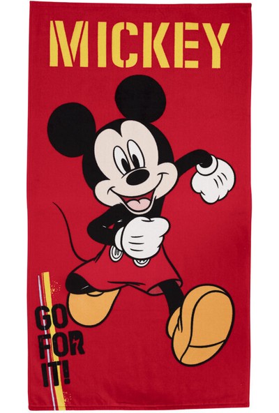 Özdilek Mickey Mouse Go Disney Lisanslı Kadife Plaj Havlusu 70 x 130 cm