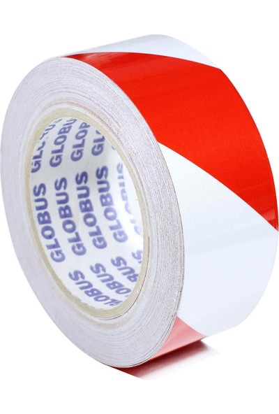 BADEM10 5 Metre Globus Reflektörlü Reflektif Fosforlu Şerit Bant Ikaz Bandı (Kırmızı-Beyaz) BADEM10 5 Metre Globus Reflektörlü Reflektif Fosforlu Şerit Bant Ikaz Bandı (Kırmızı-Beyaz)