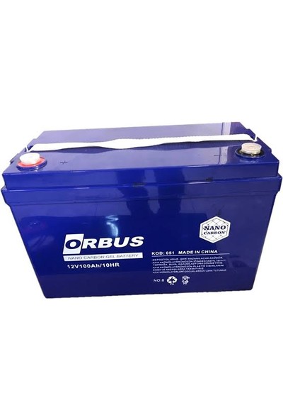 Orbus 100 Amper Orbus Nanokarbon Jel Akü