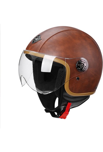 Dodo Harley Retro Kask Kahverengi 56-60 cm (Yurt Dışından) Dodo Harley Retro Kask Kahverengi 56-60 cm (Yurt Dışından)