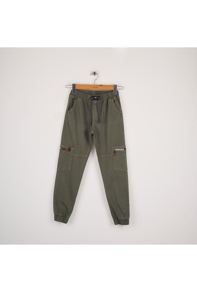 Mutlu Kids Yan Cepli Gabardin Pantolon (11-15 Yaş)