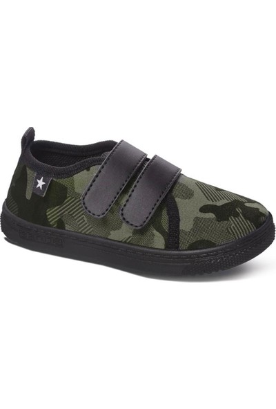 Mutlu Kids 106 P 120 Kamuflaj Desenli Keten Panduf (26-30 Numara)