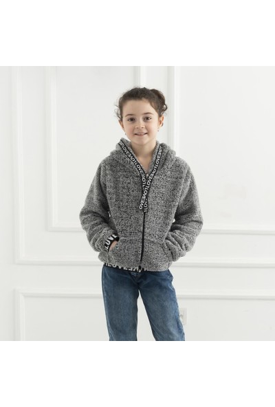 Mutlu Kids Brave Velsoft Fermuarlı Hırka (5-8 Yaş)