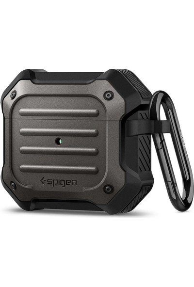 Spigen Apple AirPods 3. Nesil (2021) Kılıf Tough Armor Military Grade Gunmetal - ASD01989 Spigen Apple AirPods 3. Nesil (2021) Kılıf Tough Armor Military Grade Gunmetal - ASD01989