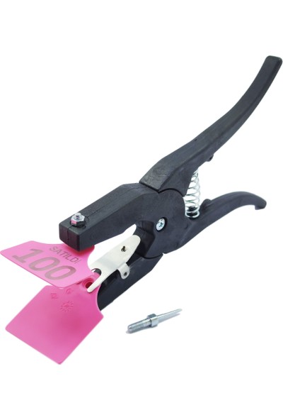 Modern Çiftlik Hayvan Kulak Küpesi Takma Pensi + Yedek Uç