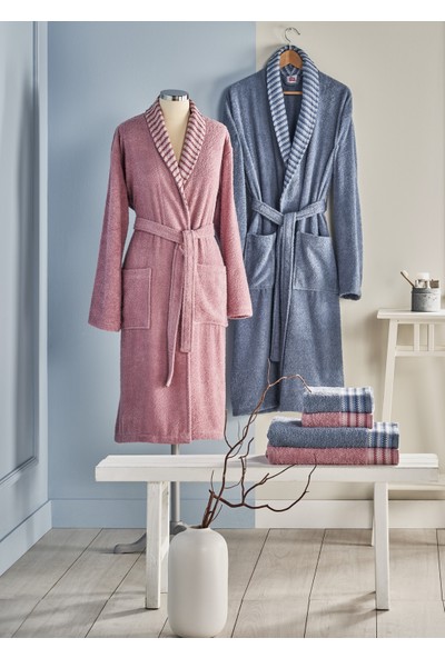 Taç Pure Cotton Alba Çift Kişilik Pamuk Aile Seti Rose - Mavi Taç Pure Cotton Alba Çift Kişilik Pamuk Aile Seti Rose - Mavi