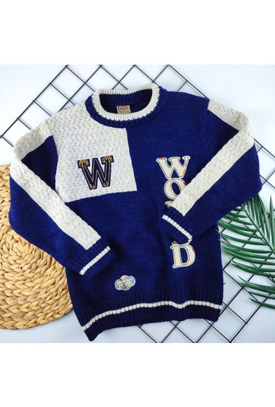 Önem Kids Erkek Çocuk Bisiklet Yaka Kazak Önem Kids Erkek Çocuk Bisiklet Yaka Kazak