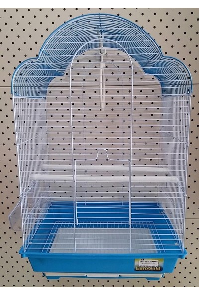 QH Pet Cage Qh 1219A Muhabbet Kafes Mavi 34.5X28X54.5