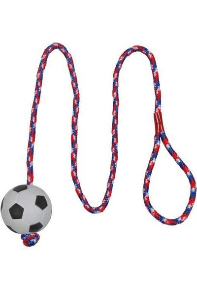 Trixie Köpek Ipli Kauçuk Top Oyuncağı 6cm , 1m