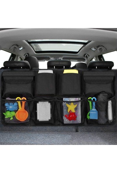 Ankaflex Araç Içi Bagaj Düzenleyici 8 Cepli Araba Oto Koltuk Organizer