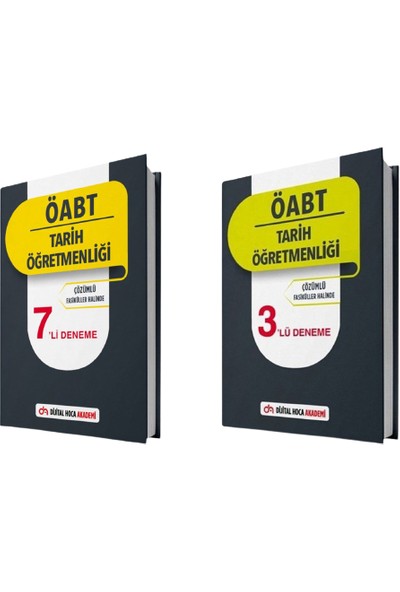 Dijital Hoca Akademi 2022 ÖABT Tarih Öğretmenliği Çözümlü 7+3 10’lu Deneme Seti Dijital Hoca Akademi Dijital Hoca Akademi 2022 ÖABT Tarih Öğretmenliği Çözümlü 7+3 10’lu Deneme Seti Dijital Hoca Akademi
