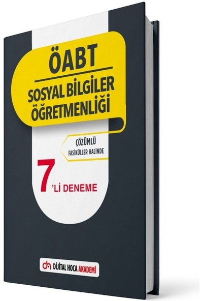 2022 ÖABT Sosyal Bilgiler Öğretmenliği Çözümlü 7’li Deneme Dijital Hoca Akademi 2022 ÖABT Sosyal Bilgiler Öğretmenliği Çözümlü 7’li Deneme Dijital Hoca Akademi