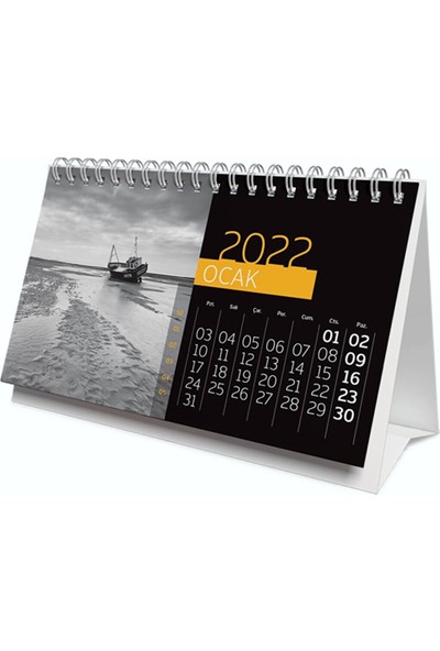 Gıpta 2022 Üçgen Masa Takvimi 9X17 cm 917-BRS