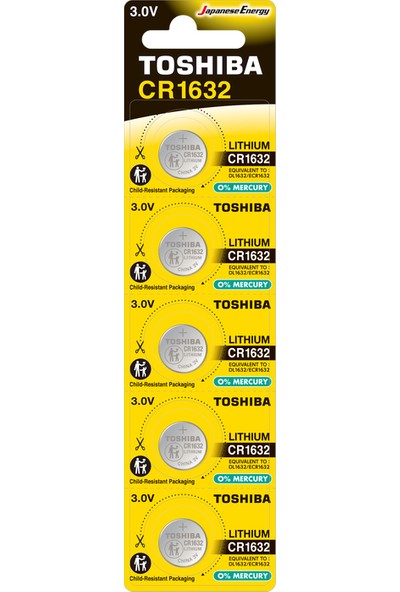 Toshıba Cr 1632 Lıthıum 5li Pil