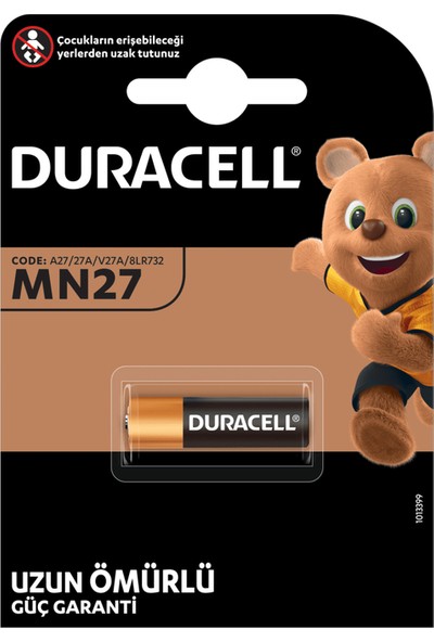 Duracell MN27/27A Pil 1'li Duracell MN27/27A Pil 1'li