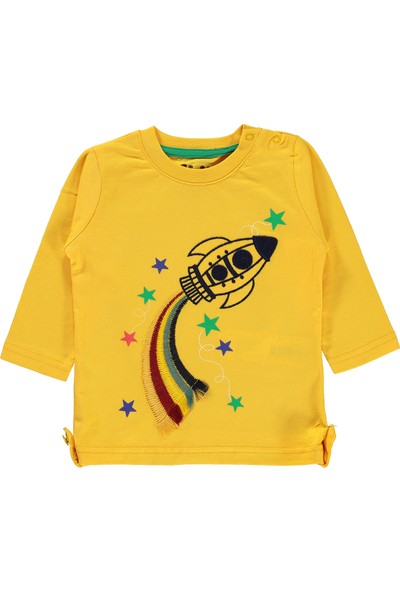 Civil Baby Erkek Bebek Sweatshirt 6-18 Ay Hardal Civil Baby Erkek Bebek Sweatshirt 6-18 Ay Hardal