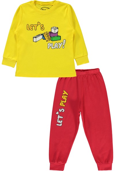 Civil Boys Erkek Çocuk Pijama Takımı 2-5 Yaş Kırmızı