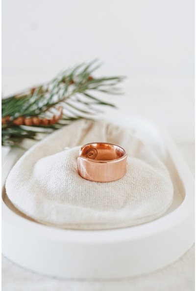 Gülbenatural Ham Bakır Yüzük