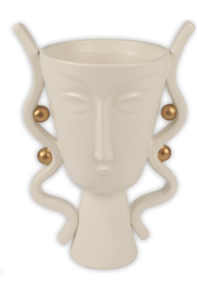 Mikasa Moor Vista Beyaz Vazo 20X28CM Mikasa Moor Vista Beyaz Vazo 20X28CM