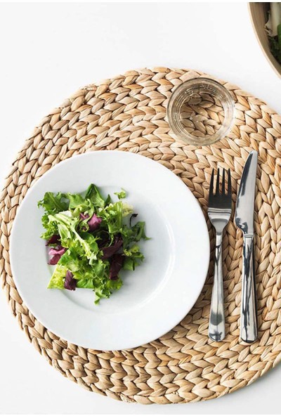 Kitchen Life El Yapımı Lüx Örme Hasır Bambu Amerikan Servis Kitchen Life El Yapımı Lüx Örme Hasır Bambu Amerikan Servis