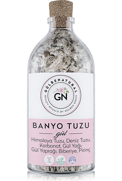 Gülbenatural Gül Özlü Banyo Tuz