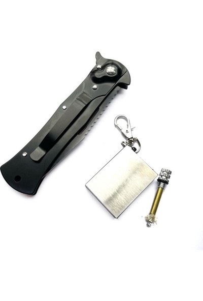 Taşkafa - Kırmızı Otomatik Çakı - Kibrit Çakmak Hediyeli Taşkafa - Kırmızı Otomatik Çakı - Kibrit Çakmak Hediyeli