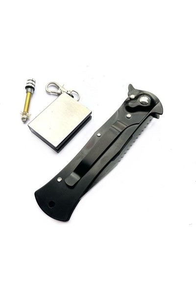 Taşkafa- Mavi Aslan Otomatik Çakı - Kibrit Çakmak Hediyeli Taşkafa- Mavi Aslan Otomatik Çakı - Kibrit Çakmak Hediyeli