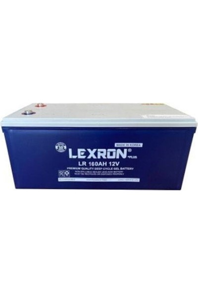 Lexron 12 V 150 - 160 Ah Lexron Solar Jel Akü Kore Malı Lexron 12 V 150 - 160 Ah Lexron Solar Jel Akü Kore Malı
