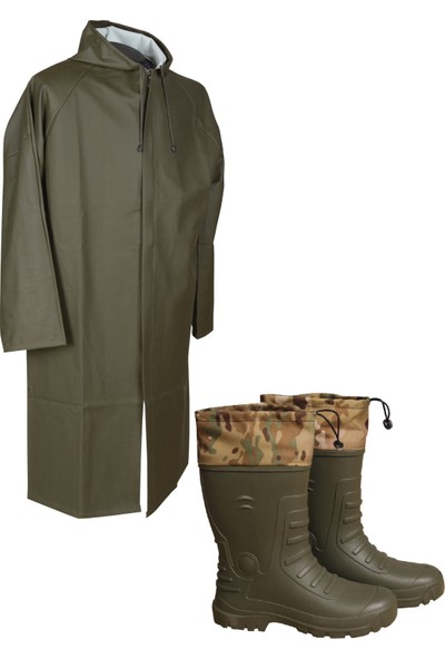 T Rain 2'li Set-Pardesü Yağmurluk ve Gezer Eva Çizme Set T Rain 2'li Set-Pardesü Yağmurluk ve Gezer Eva Çizme Set