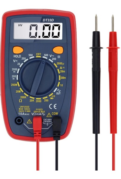 Polaxtor Ölçü Aleti Dijital Buzzerlı Polaxtor DT-33D Polaxtor Ölçü Aleti Dijital Buzzerlı Polaxtor DT-33D