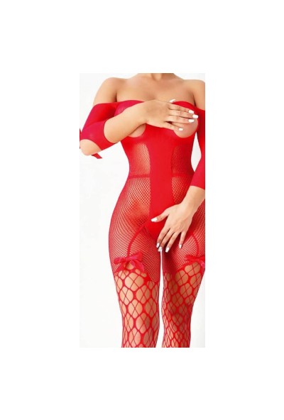 Kırmızı Vücut Çorabı