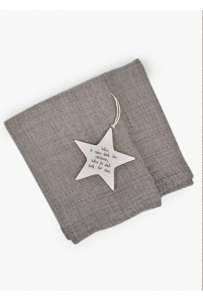 Huali müslin Kurulama Bezi Gri 40x60 Cm Htmtt-003