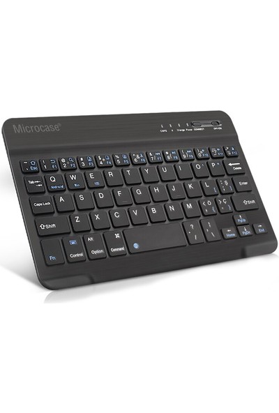 Microcase Tablet ve Telefonlar Için Şarjlı Türkçe Mini Bluetooth Klavye - AL2737 Siyah Microcase Tablet ve Telefonlar Için Şarjlı Türkçe Mini Bluetooth Klavye - AL2737 Siyah