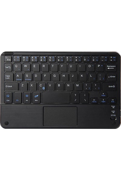 Microcase Tablet ve Telefonlar Için Şarjlı Mini Touchpadli Türkçe Bluetooth Klavye - AL2738 Siyah Microcase Tablet ve Telefonlar Için Şarjlı Mini Touchpadli Türkçe Bluetooth Klavye - AL2738 Siyah