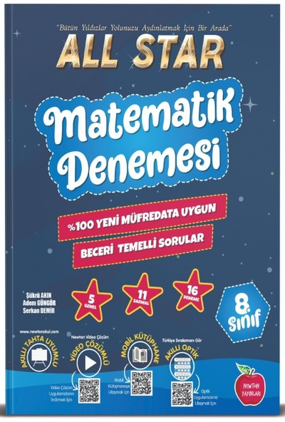 Newton Yayınları 8.sınıf All Star Matematik Deneme